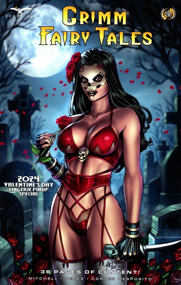 Grimm Fairy Tales 2024 Valentine's Day Lingerie Pinup Special (2024) - #1 | Overstreet Access