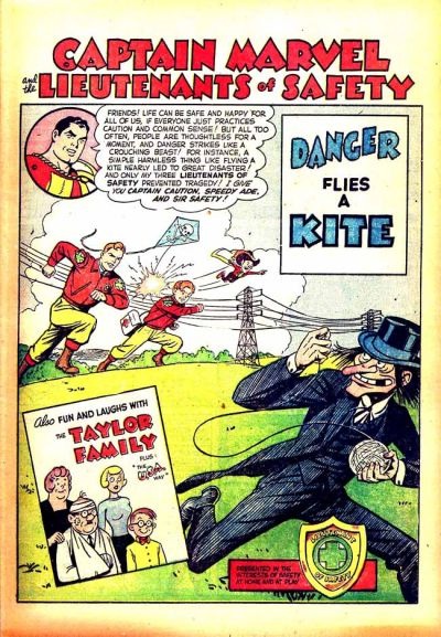 Captain Marvel and the Lieutenants of Safety (1950) - #1 | Overstreet ...