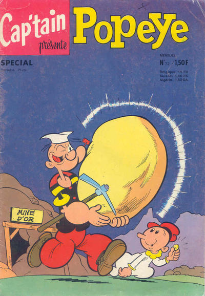 Cap'tain présente Popeye spécial (1962) - #72 | Overstreet Access