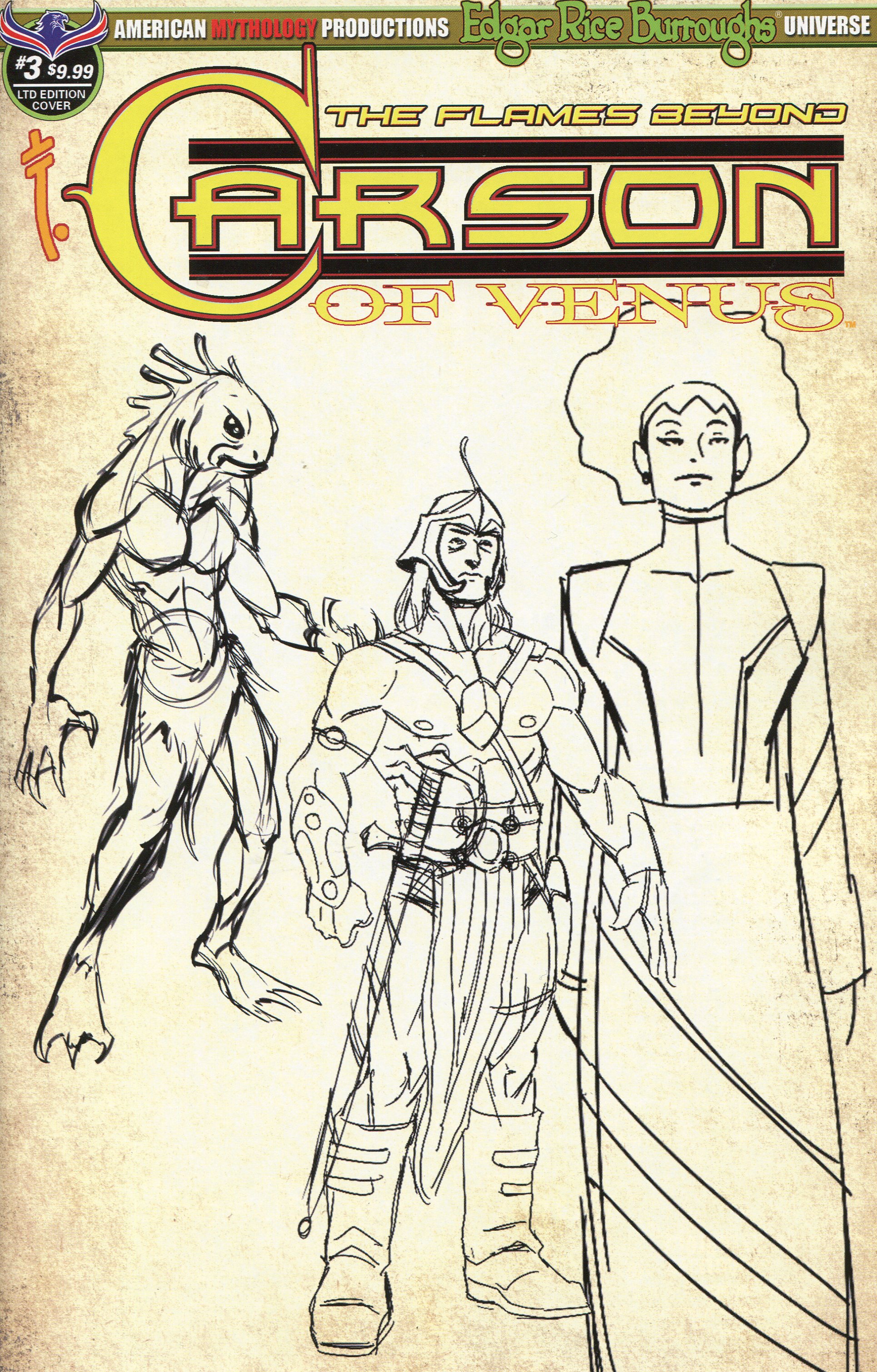 Edgar Rice Burroughs' Carson of Venus: The Flames Beyond (2019) - #3 C ...